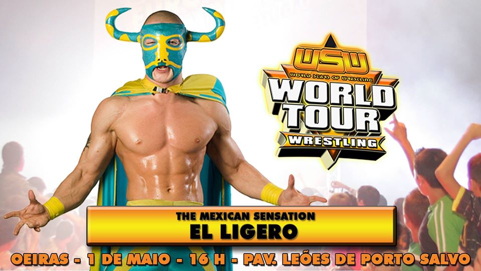 El Ligero vai estar no evento da World Stars of Wrestling