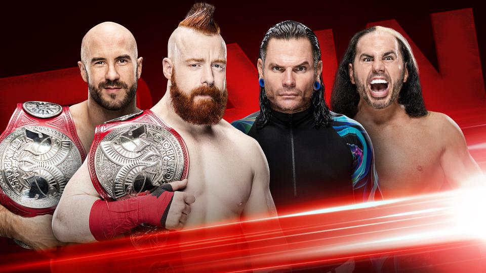Rematch pelos Títulos Tag Team marcado para o WWE Raw desta semana