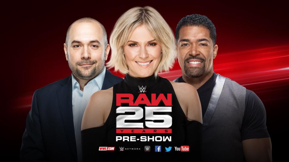 Muitas novidades sobre o WWE Raw de 25º Aniversário