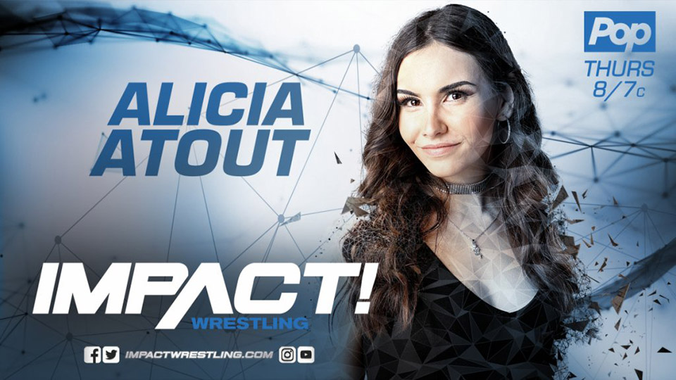 Alicia Atout é a nova entrevistadora de backstage do Impact Wresling
