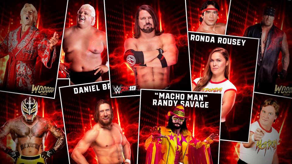 WWE revela primeira parte do Roster do WWE 2K19