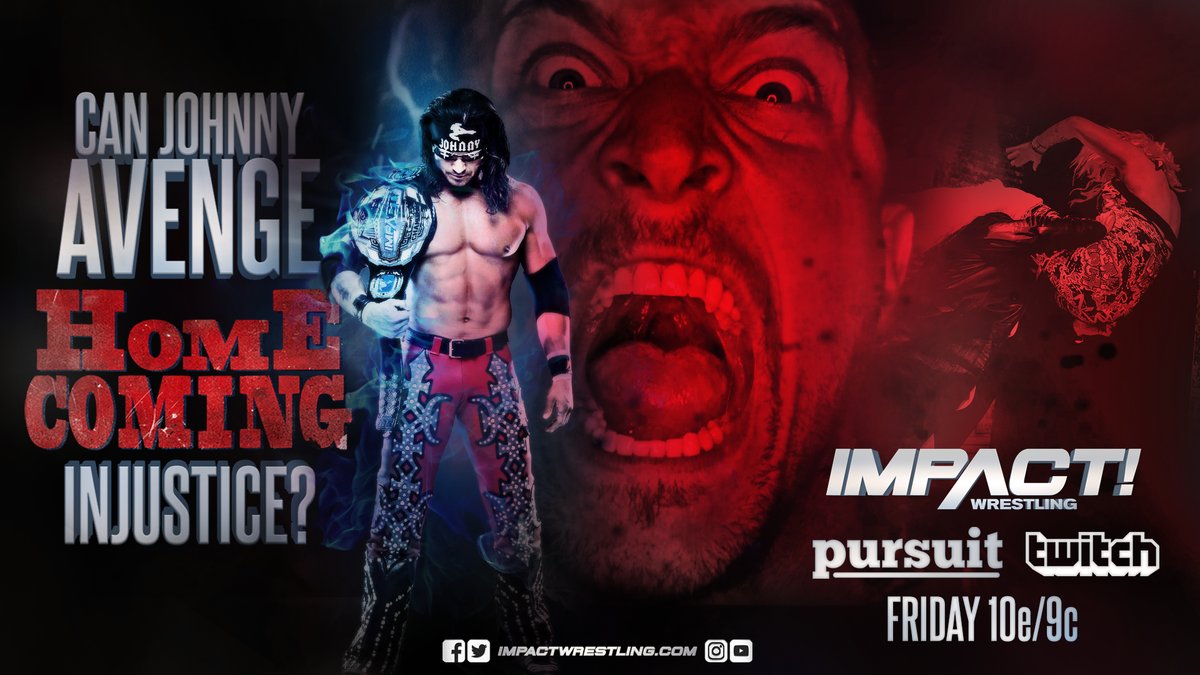 Johnny Impact procura vingança no Impact Wrestling de hoje