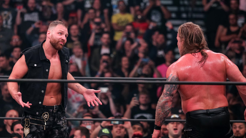 Jon Moxley confronta Chris Jericho no final do AEW Dynamite