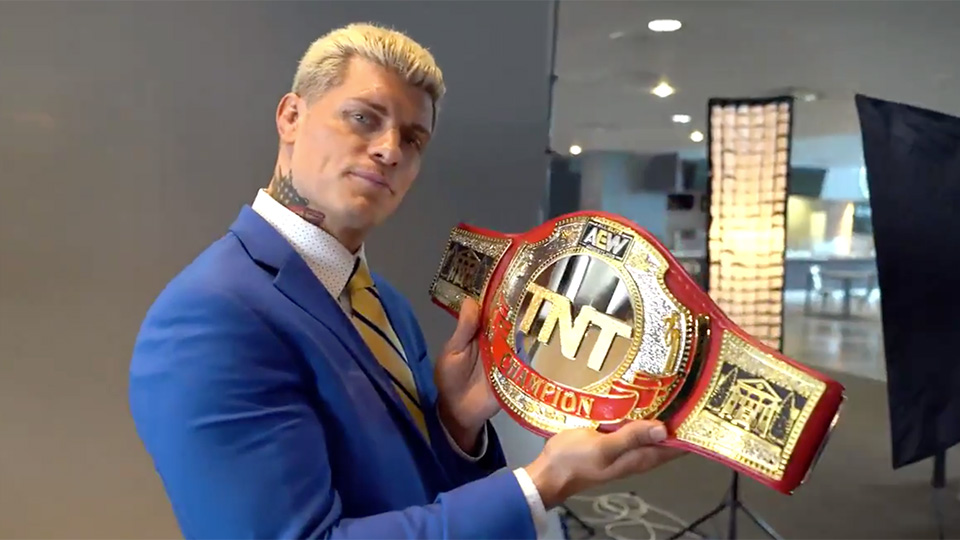 Cody Rhodes vai lutar pelo TNT Championship