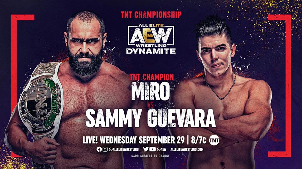 TNT Championship Match em destaque no Dynamite