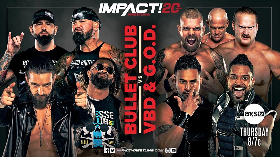 Eight-Man Tag Team Match em destaque no Impact - Wrestling PT
