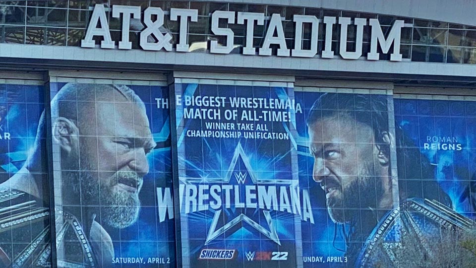 Primeiras imagens do stage da WrestleMania 38