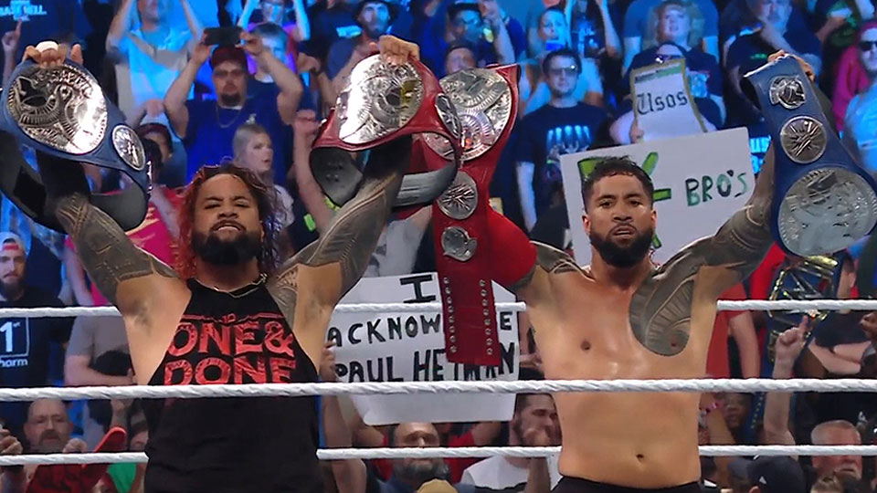 The Usos tornam-se Undisputed WWE Tag Team Champions
