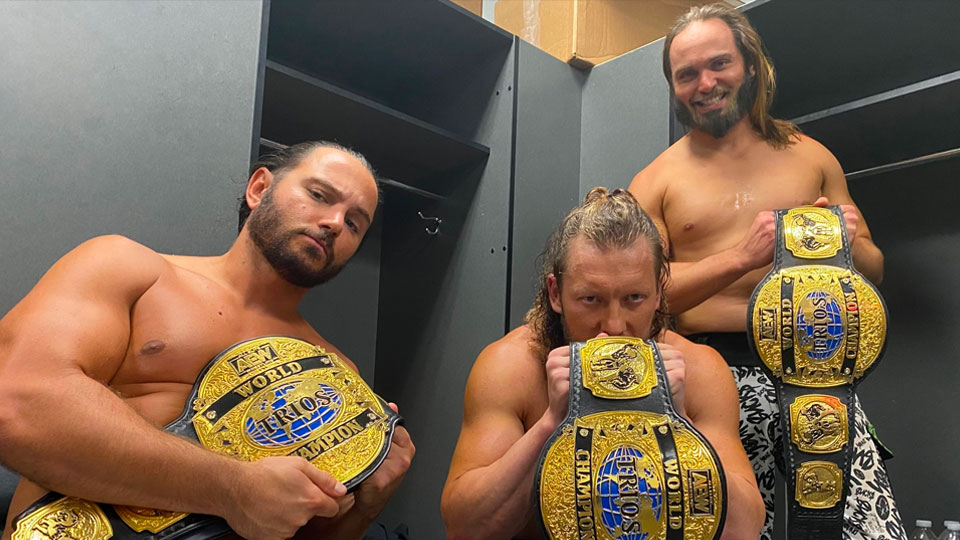 Planos para os AEW World Trios Titles no Revolution Planos para os AEW World Trios Titles no Revolution