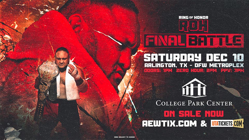 Combates anunciados para o Final Battle