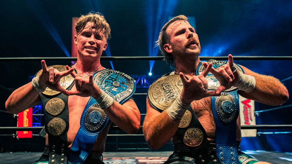 Aussie Open conquistam os STRONG Tag Team Titles