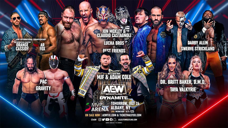 3-Way Tag Team Match em destaque no Dynamite