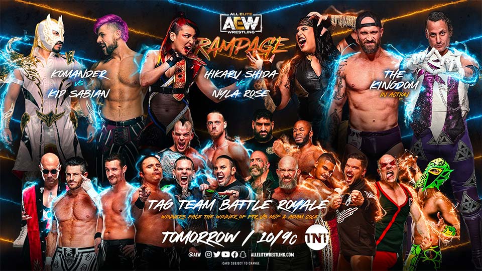 Tag Team Battle Royale em destaque no Rampage