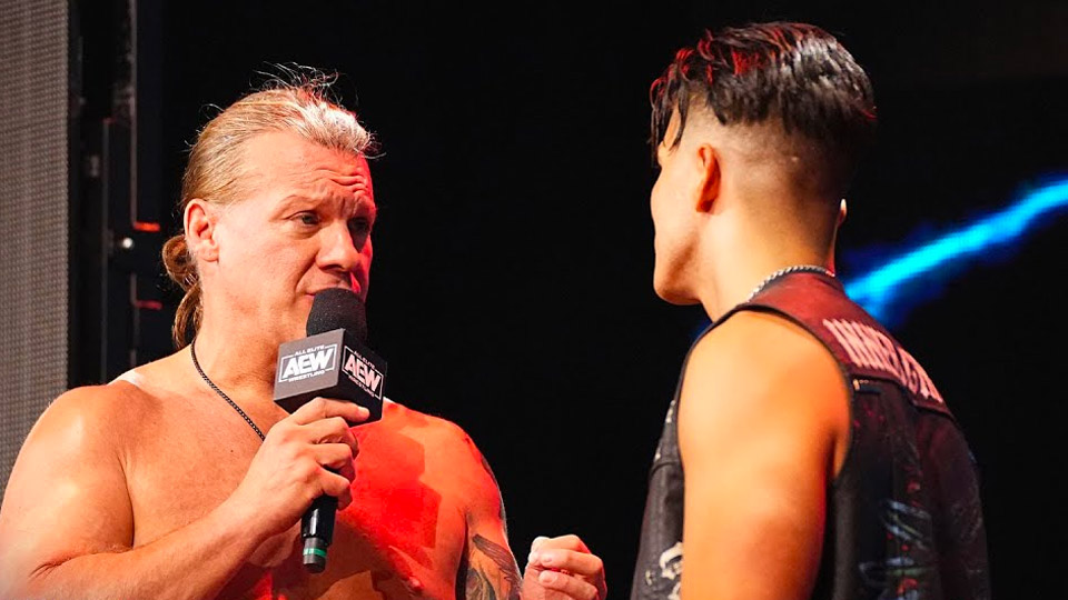 Chris Jericho e Sammy Guevara vão enfrentar-se no Grand Slam Chris Jericho e Sammy Guevara vão enfrentar-se no Grand Slam