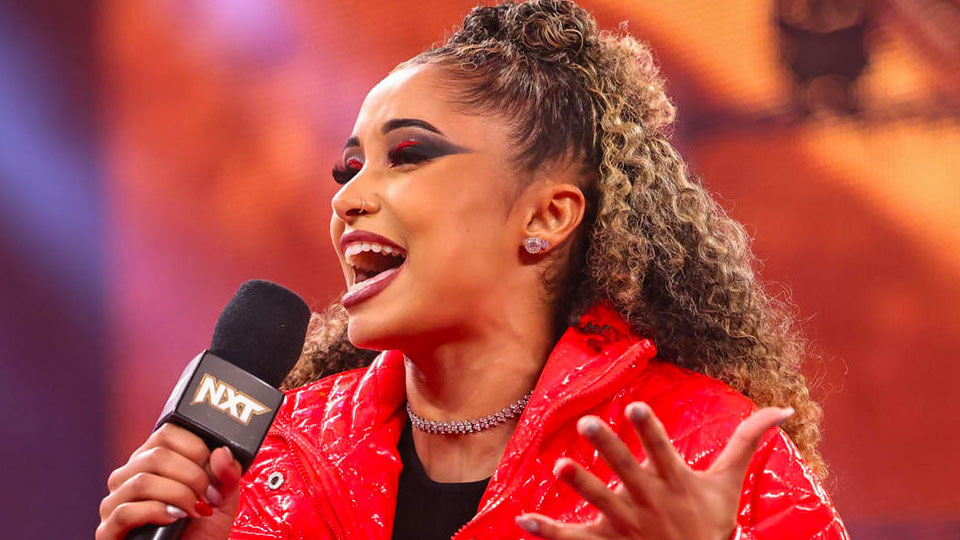 WWE impressionada com jovem lutadora do NXT