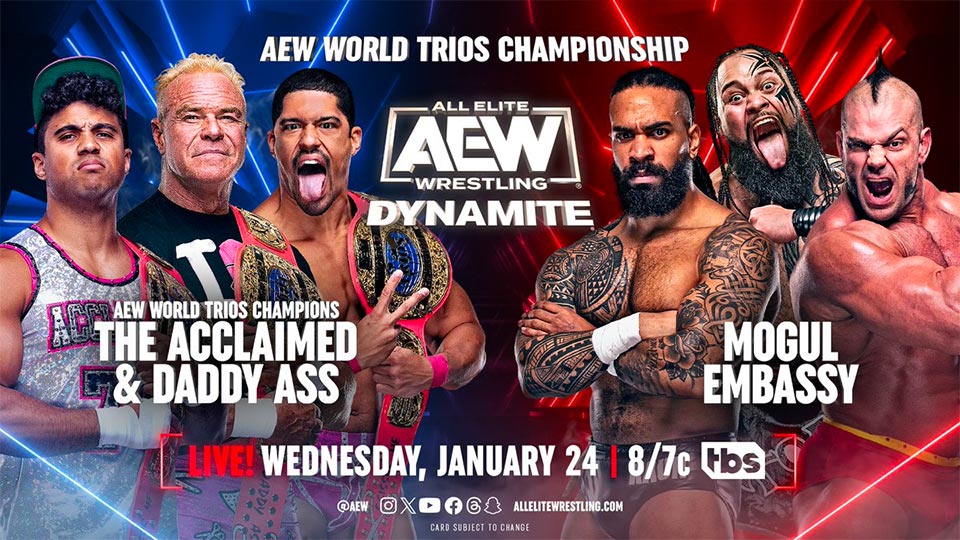 Trios Title Match em destaque no Dynamite