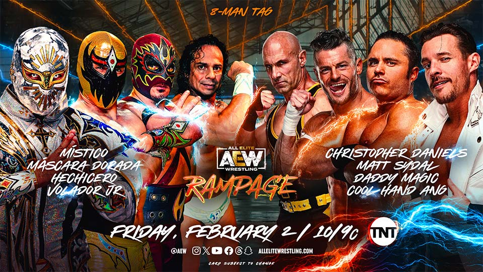 Eight-Man Tag Team Match em destaque no Rampage