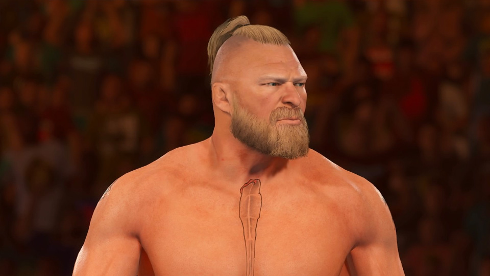 Brock Lesnar removido de capa do WWE 2K24