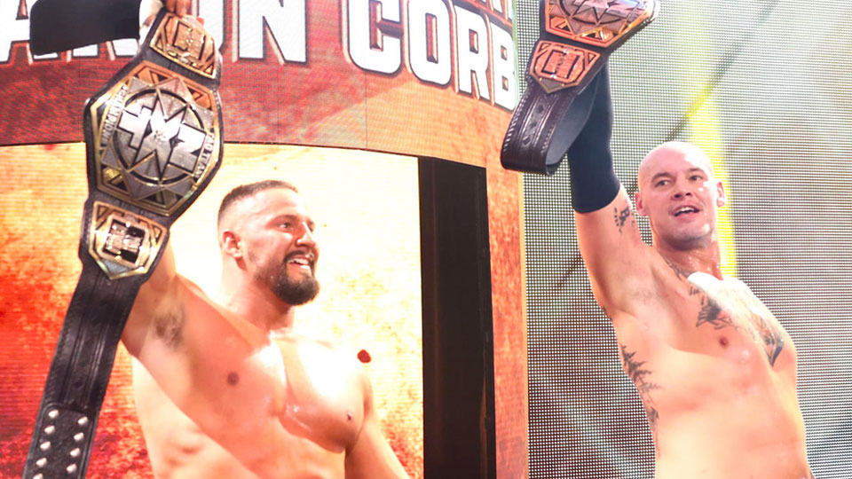 Baron Corbin e Bron Breakker conquistam NXT Tag Team Titles