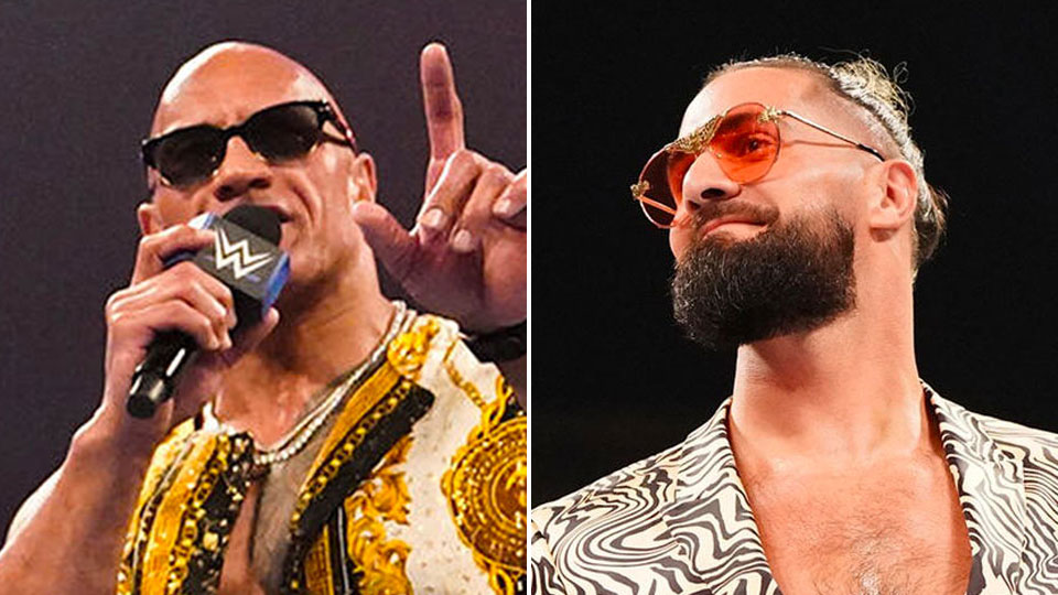 The Rock ameaça tirar World Title a Seth Rollins The Rock ameaça tirar World Title a Seth Rollins