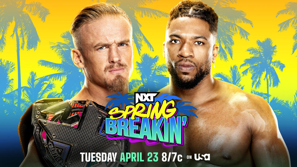 Dois Title Matches em destaque no NXT Spring Breakin'