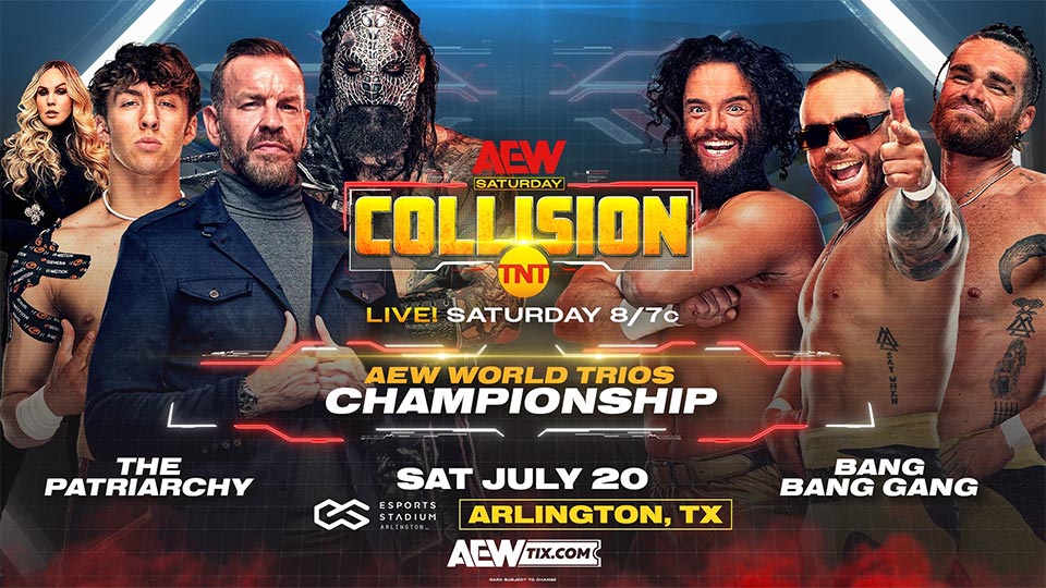 Trios Title Match em destaque no Collision