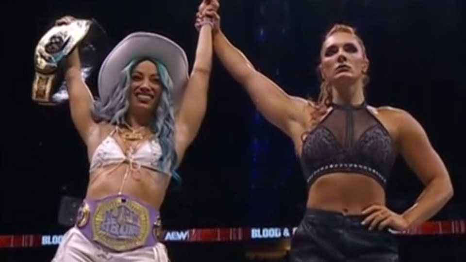 Kamille estreia-se no Dynamite e ataca Britt Baker