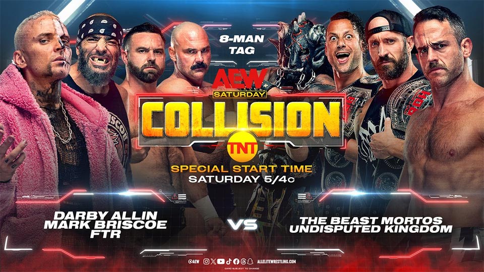Eight-Man Tag Team Match em destaque no Collision