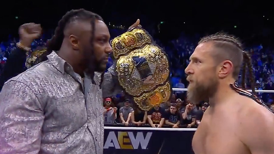 Swerve Strickland está “ok” com acabar a carreira de Bryan Danielson Swerve Strickland está “ok” com acabar a carreira de Bryan Danielson