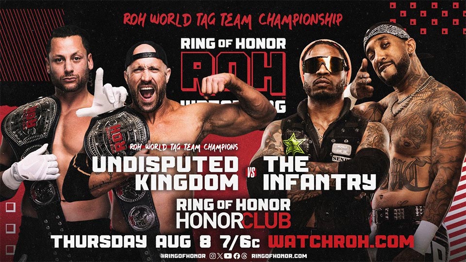 Tag Team Title Match em destaque no ROH