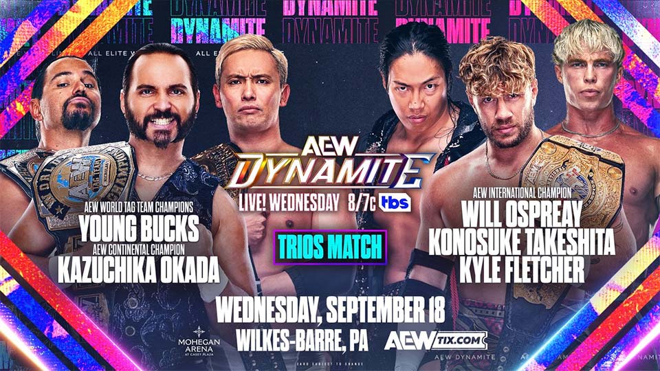 Trios Match em destaque no Dynamite