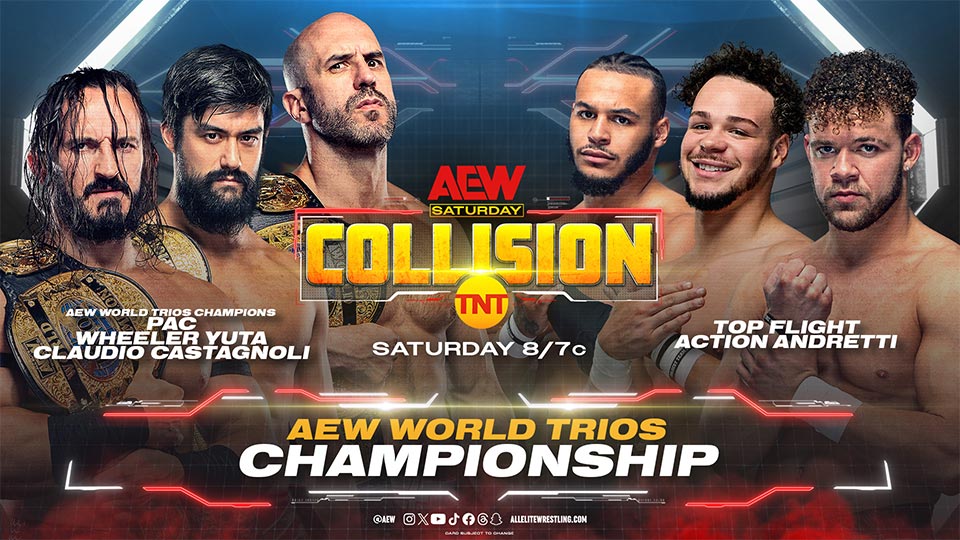 Trios Title Match em destaque no Collision