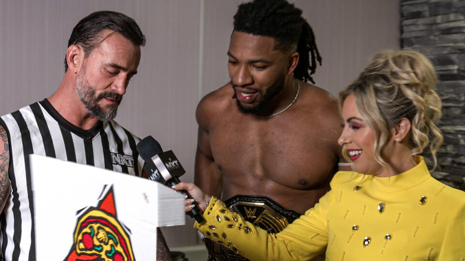 Trick Williams e Ethan Page reagem ao NXT Title Match