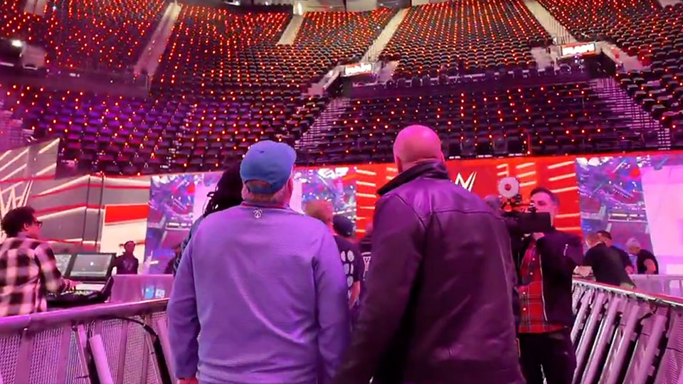Primeiras imagens da nova stage do Raw na Netflix