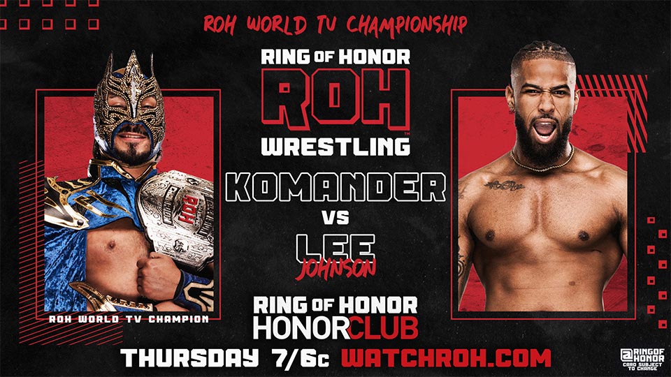 World TV Title Match em destaque no ROH