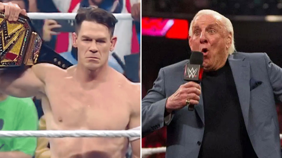 Ric Flair promete travar conquista do título a John Cena