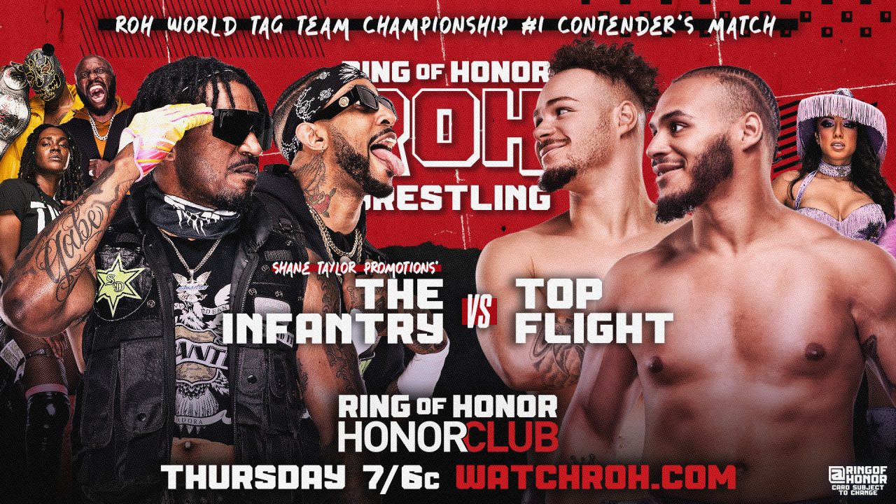 Nº1 Contender's Match em destaque no ROH