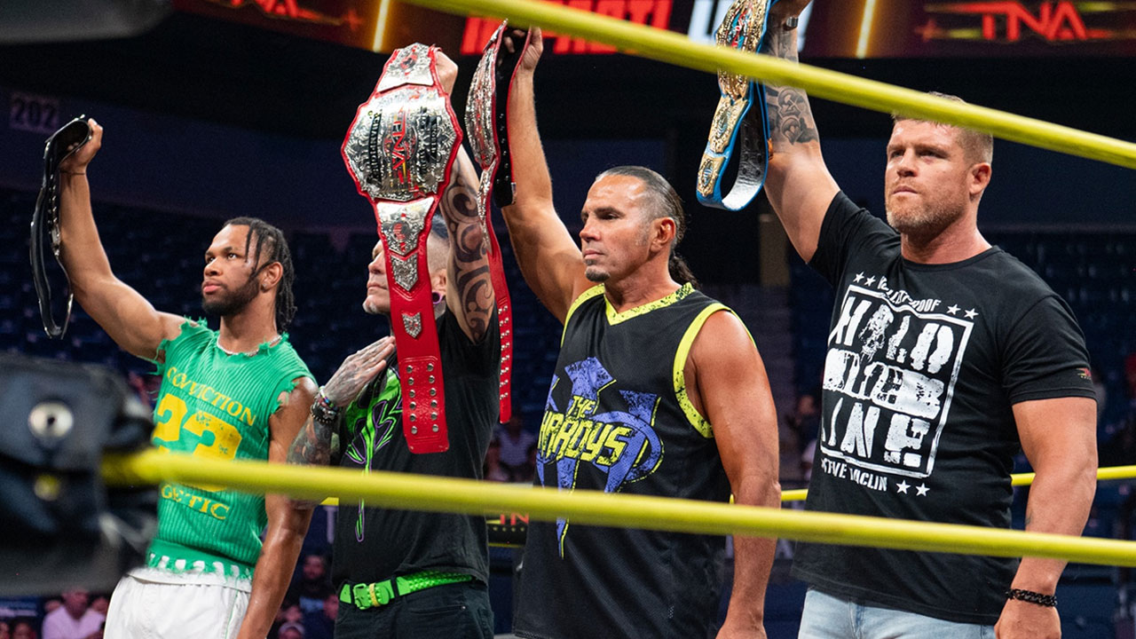 Steve Maclin, Leon Slater e Hardys unem-se para defender a TNA